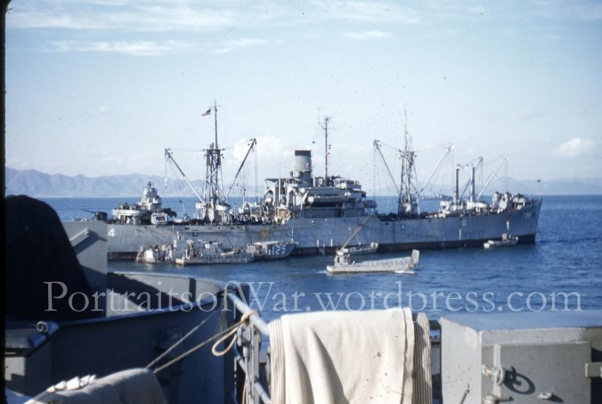 Korean War Color Photo Slides – USS Okanogan APA 220 – Evacuation of ...