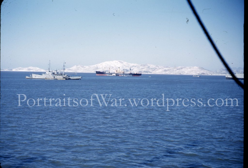 Korean War Color Photo Slides – USS Okanogan APA 220 – Evacuation of ...