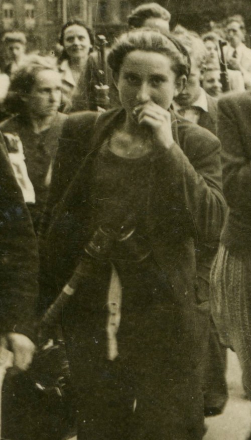 Moving WWII Candid Snapshot – The FFI Free French and Captured Female ...