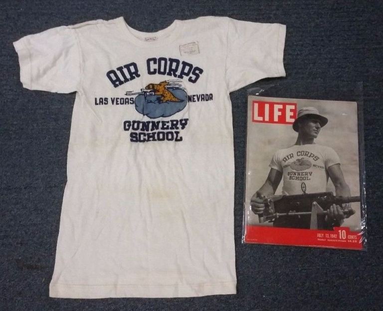 Birth of the American Graphic T-Shirt: The Las Vegas Gunnery School ...